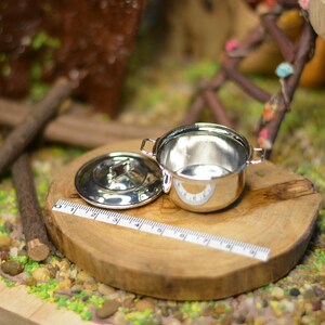 Miniature Stainless Steel Pot With Lid – Functional Mini Cookware ...