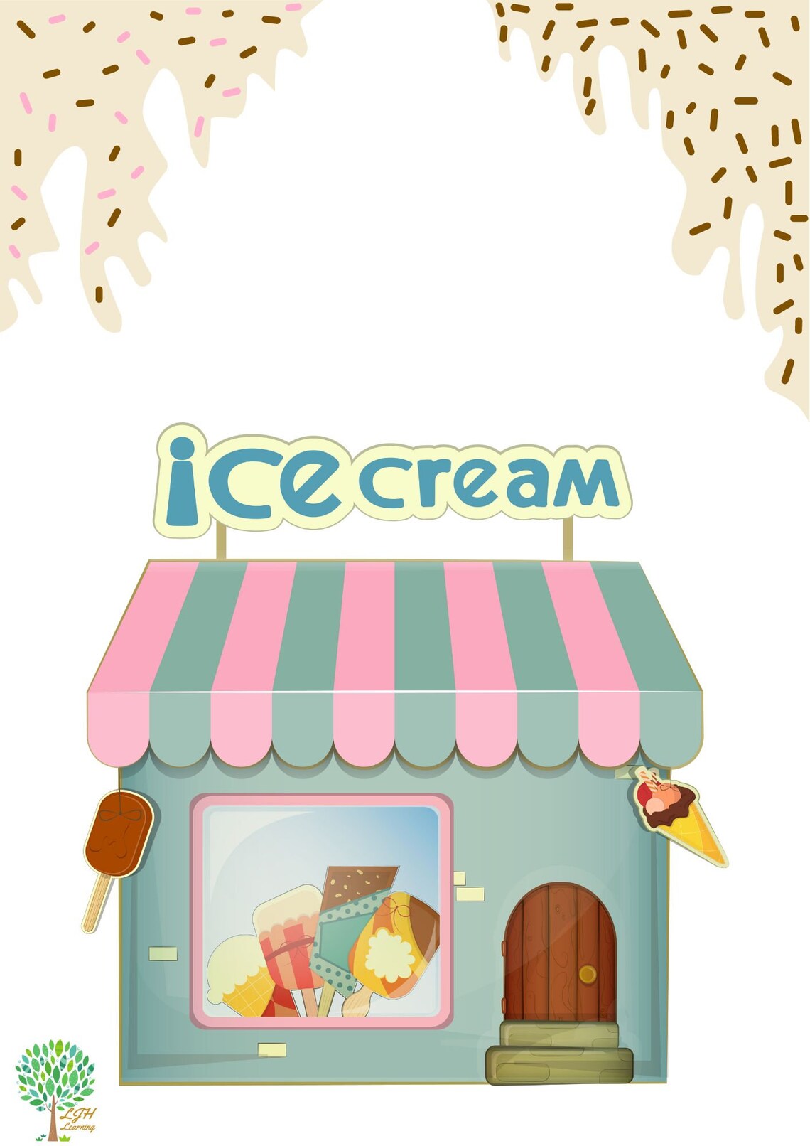 Create Your Own Ice-cream Shop With Cute Printable Cones and Scoops ...