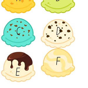 Create Your Own Ice-cream Shop With Cute Printable Cones and Scoops ...