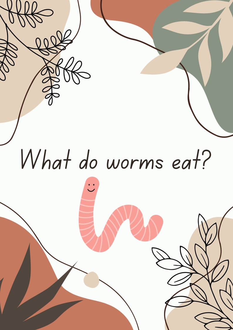 Simple Printable Worm Project for Preschool Sustainability, NEW Added ...