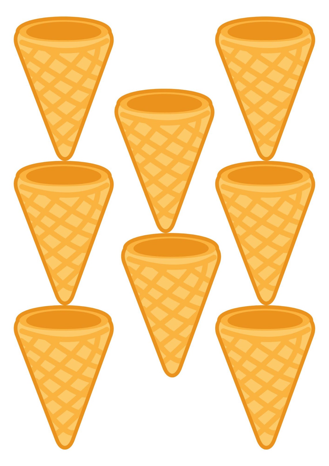 Create Your Own Ice-cream Shop With Cute Printable Cones and Scoops ...