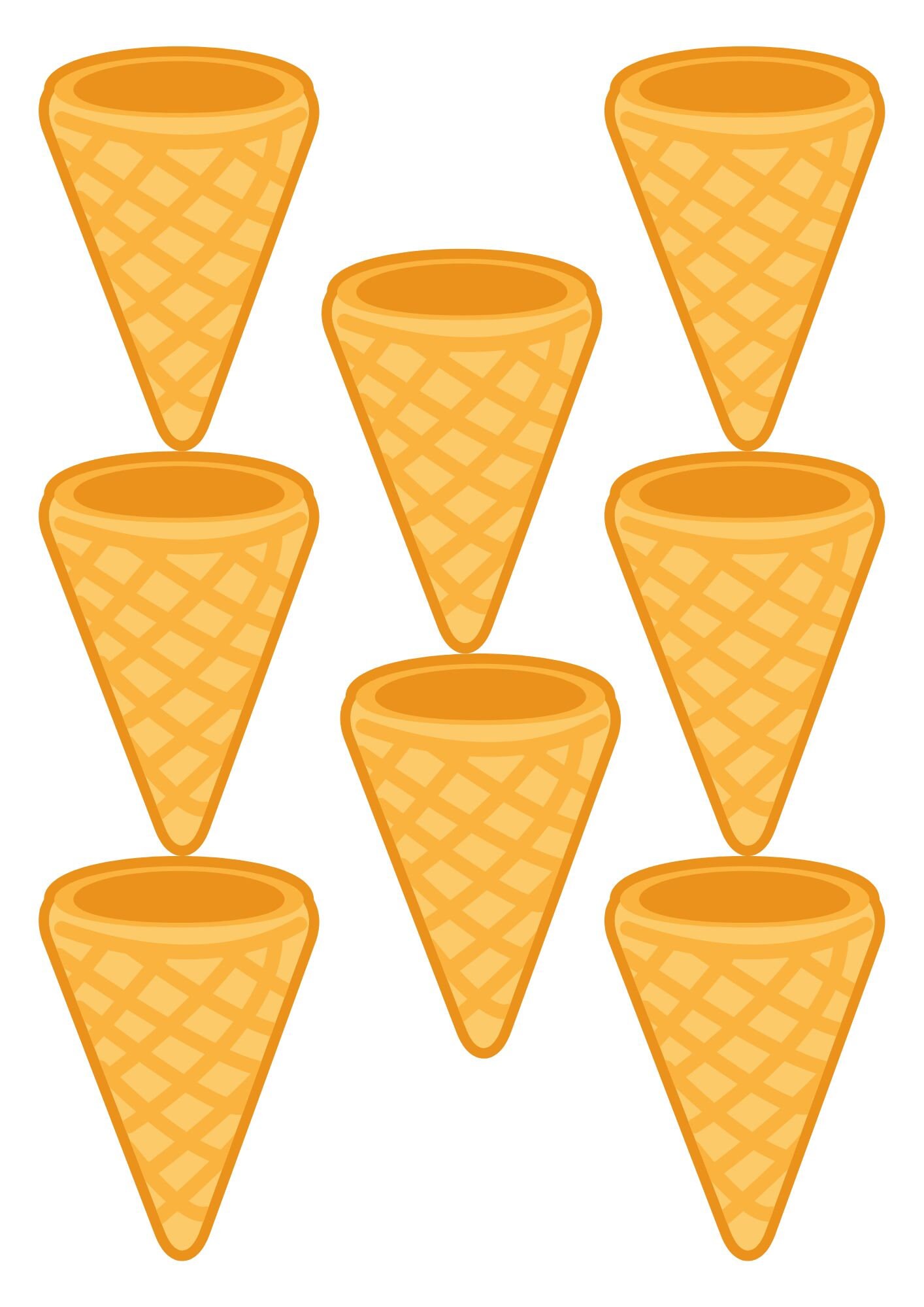 Create Your Own Ice-cream Shop With Cute Printable Cones and Scoops ...