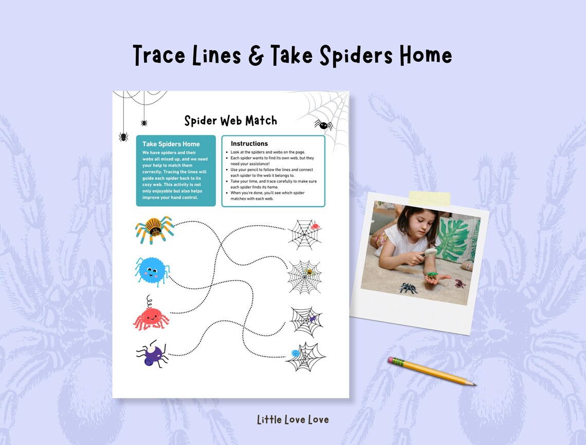 Spider Fun Facts Activities for Kids Printable Animals Coloring ...