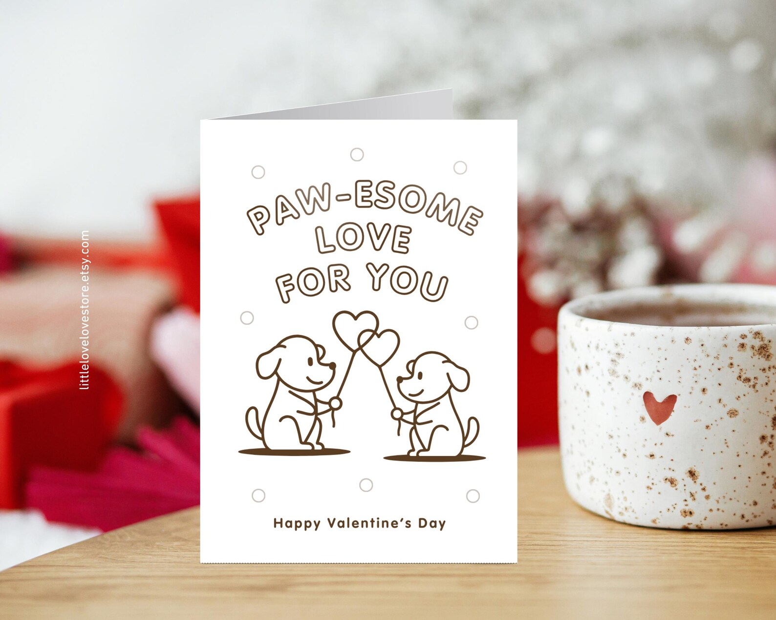 Coloring Cards for Kids Valentines Day Printable DIY Greeting Cards ...