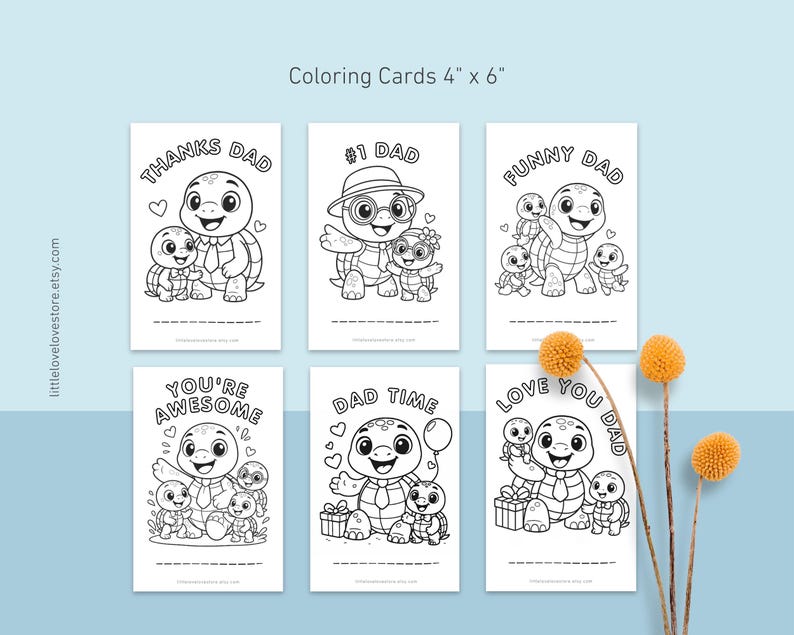 Printable Happy Fathers Day Card for Student Coloring | Thank You Dad ...