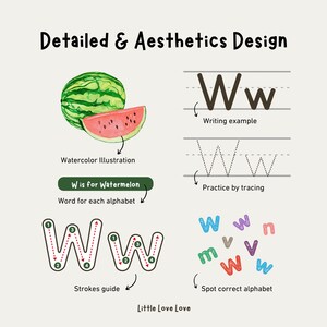 Alphabet Letters Tracing Worksheets | A to Z Food Names for Handwriting ...