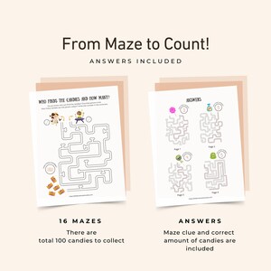Mazes Games for Kids With Counting Activity | Digital Puzzle for ...