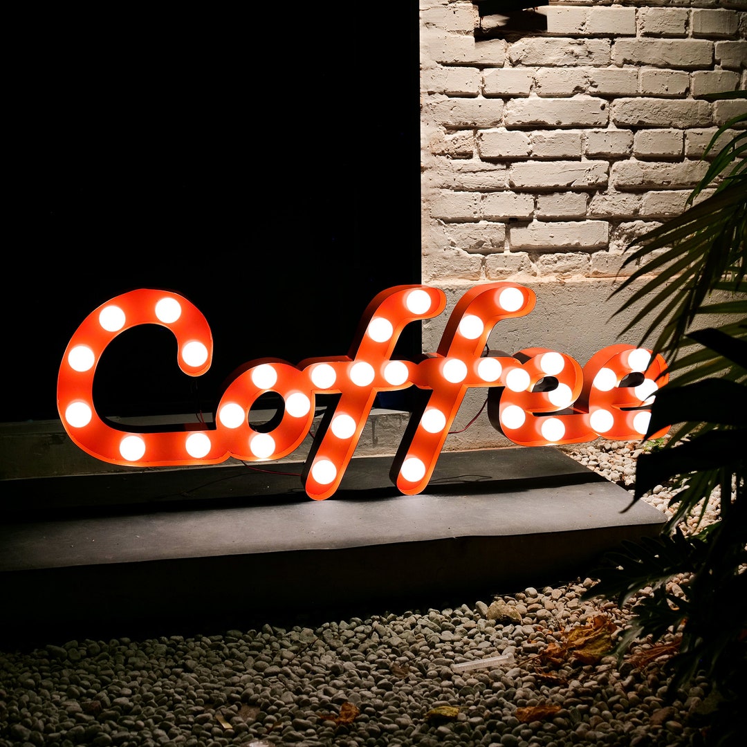 Cafe Neon Sign, Cafe Neon Led Light, Cafe Led Light Decor, Restaurant ...