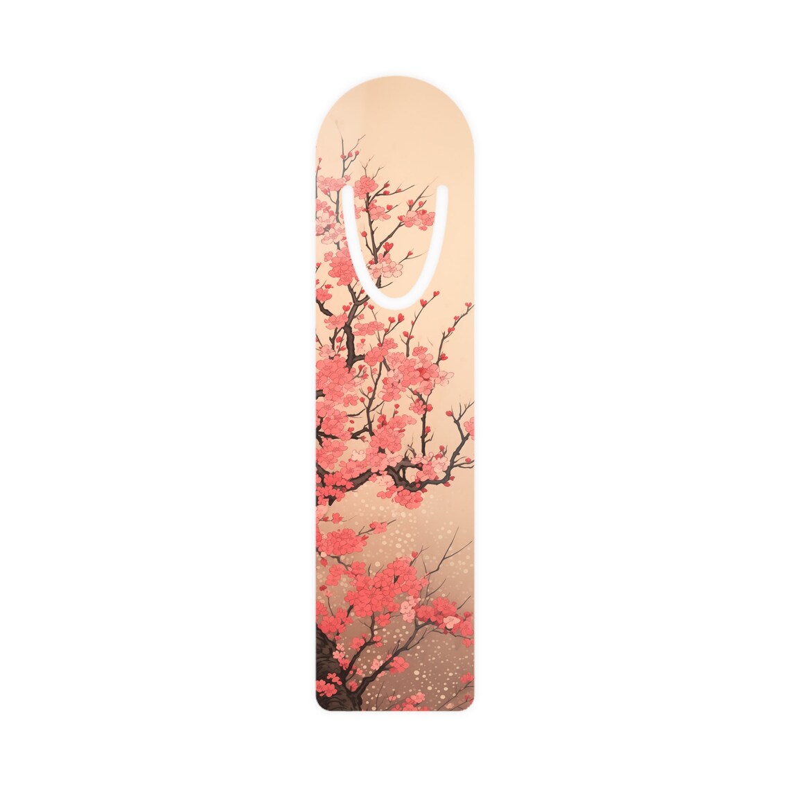 Pink Sakura Tree Metal Bookmark, Japanese Cherry Blossom Bookmark ...