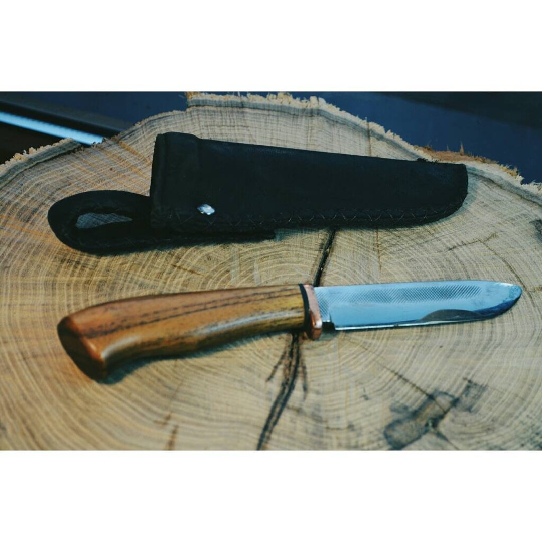 Premium Wooden Handle Short Knife With Engraved Usernamethe Perfect ...