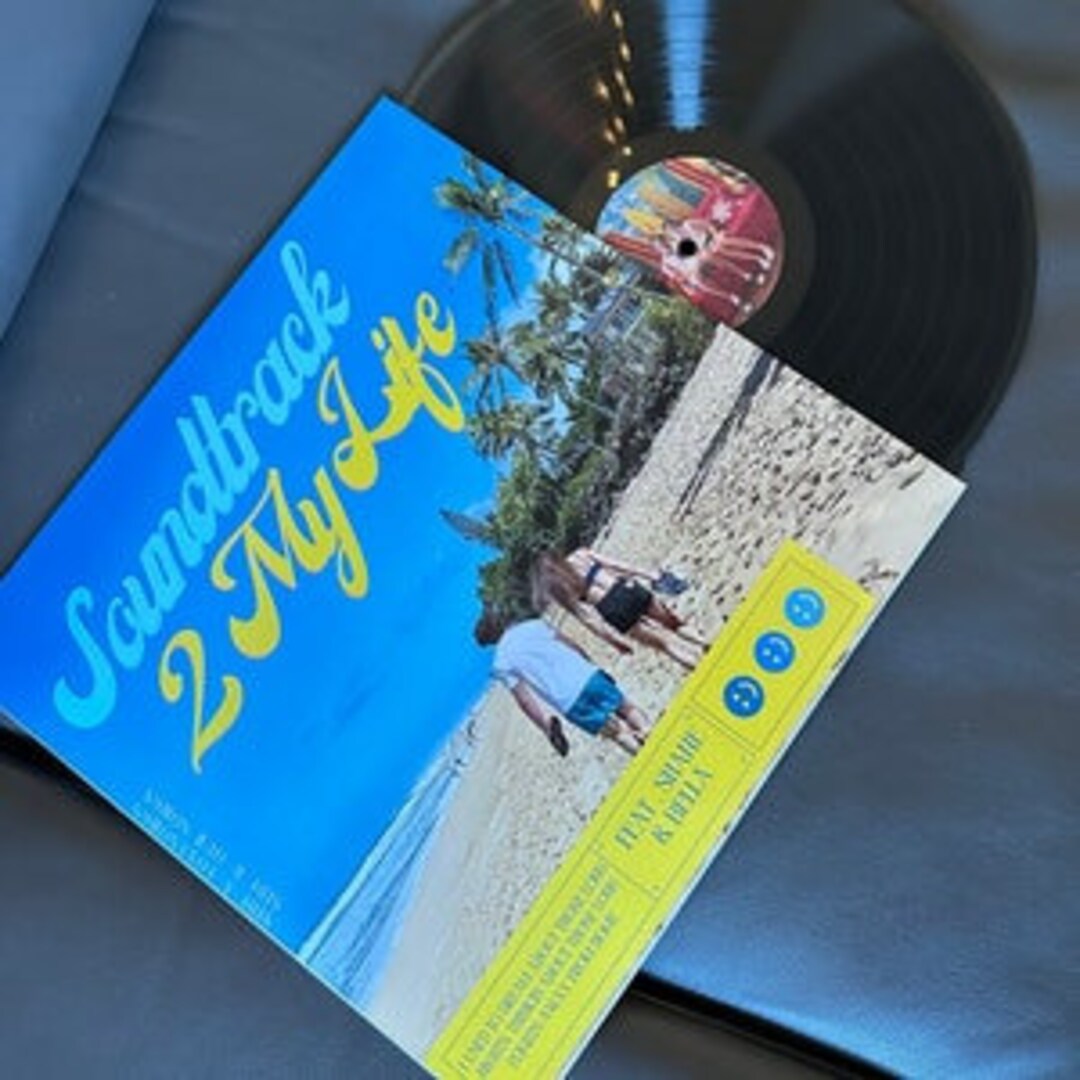 12 Vinyl Record Mixtape Two Sided, Black, Fully Custom Songs Your ...