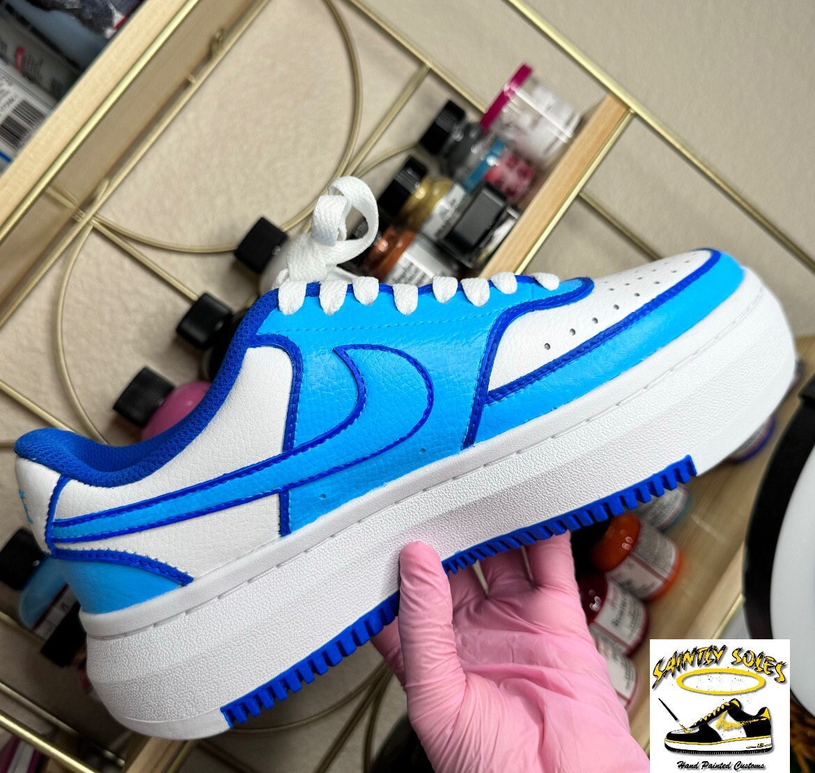 Hand Painted Nike Air Force 1 - Etsy