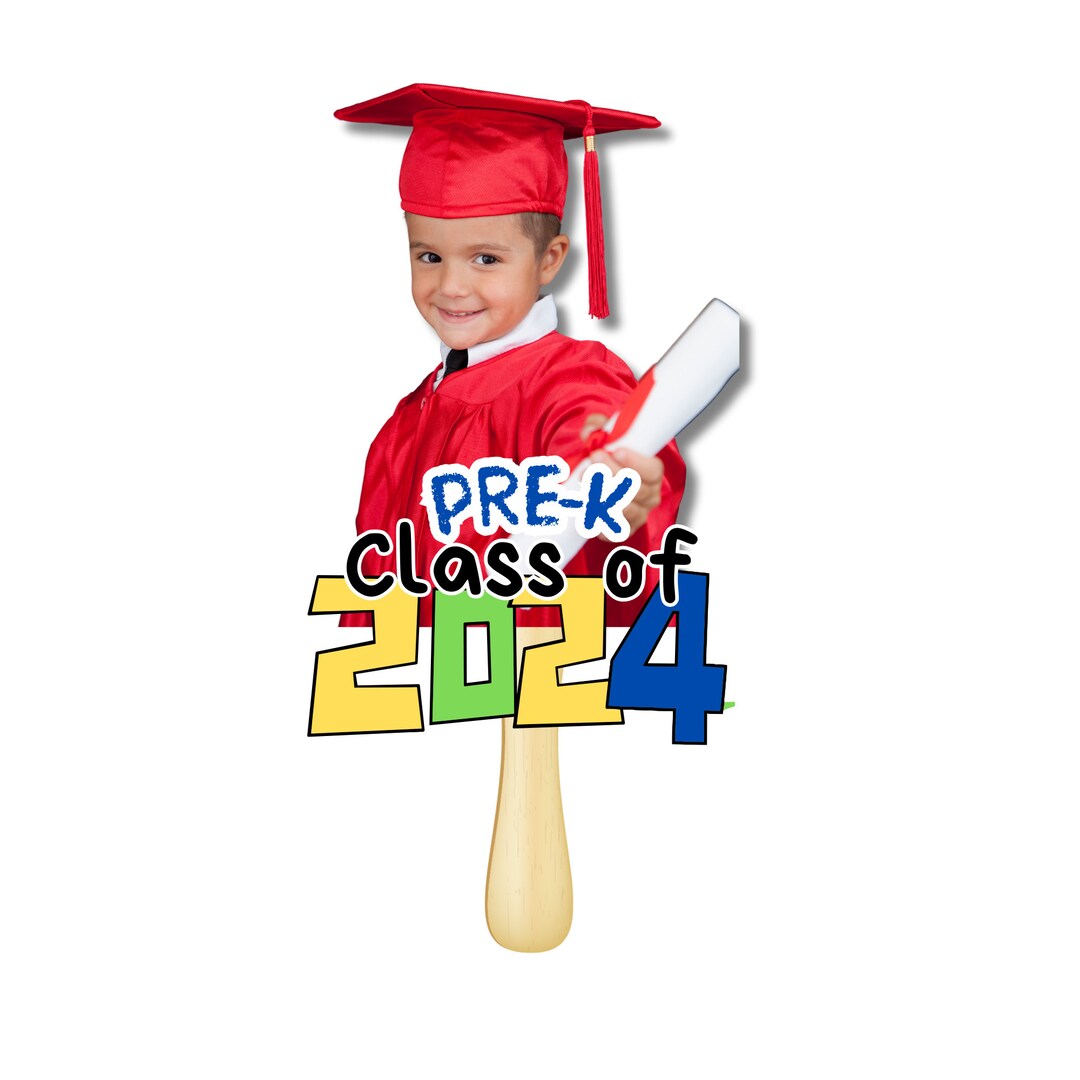 Pre-k/ K Graduation Fan Template Design - Etsy