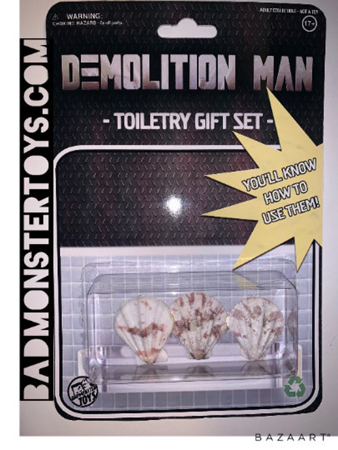 Demolition Man Three Seashells Toilet Guft Set Action Figure Custom Toy ...