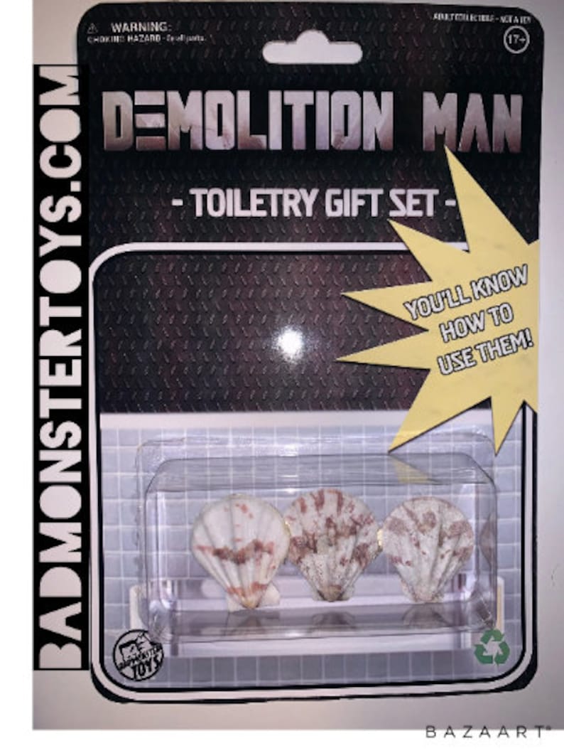 Demolition Man Three Seashells Toilet Guft Set Action Figure Custom Toy ...