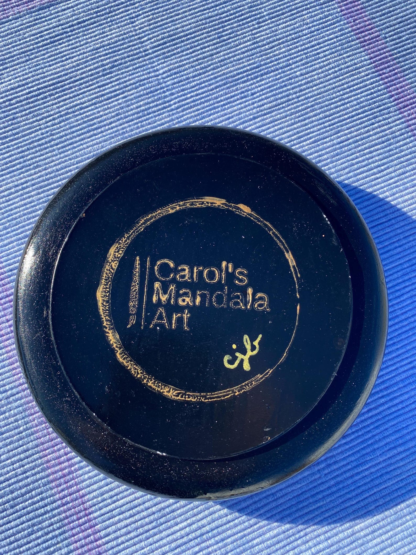 6 Inch Mandala Art Stone - Mellow Moss - Etsy