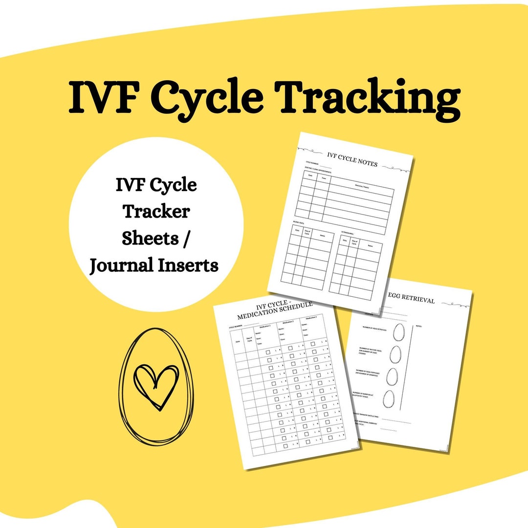 IVF Cycle Tracking IVF Tracker Egg Freezing IVF Log Ultrasound Blood ...