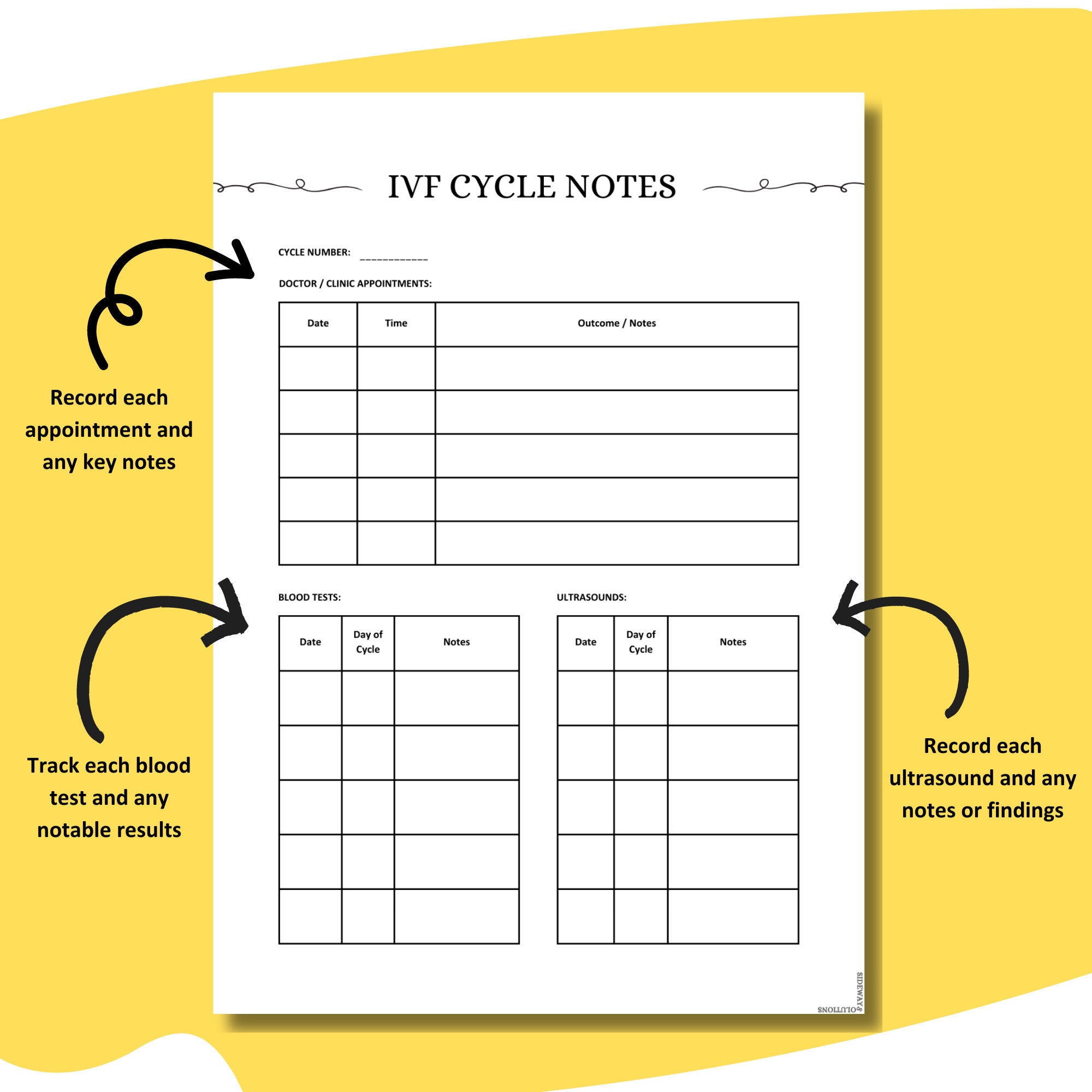 IVF Cycle Tracking IVF Tracker Egg Freezing IVF Log Ultrasound Blood ...