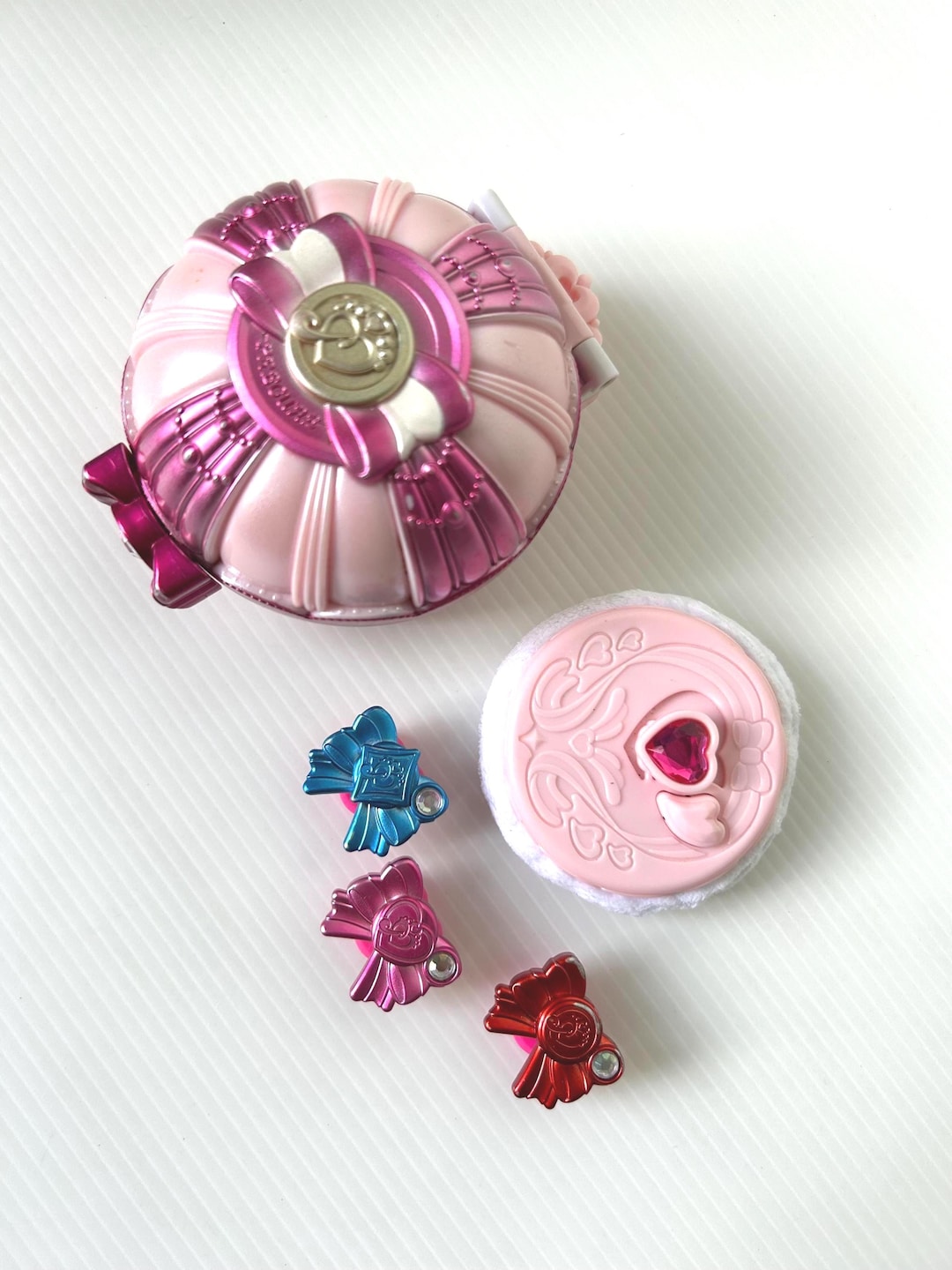 Glitter Force Smile Precure Girls Toy Set Pact Compact Charm Decor ...