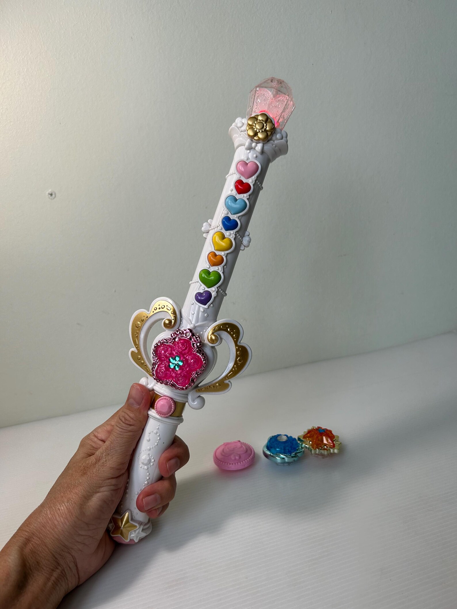 Glitter Force Hug! Pretty Cure Precure Melody Sword Mirai Crystal ...
