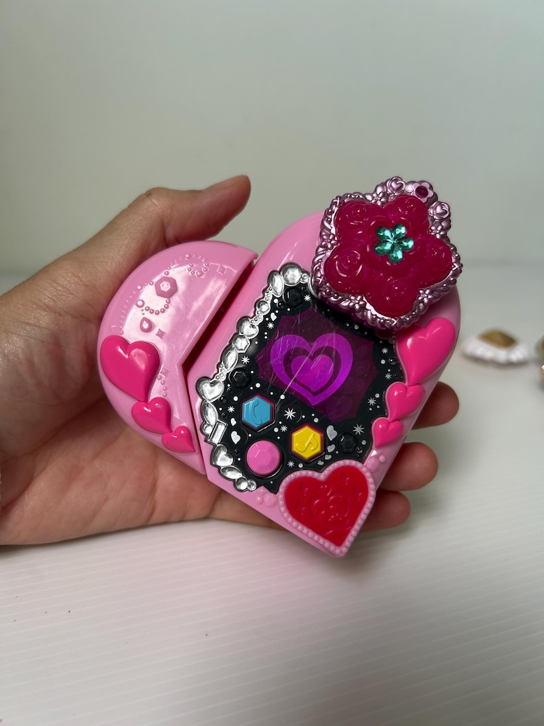 Hugtto! Precure Transformation Touch Phone Preheart DX Bandai Toy Japan ...