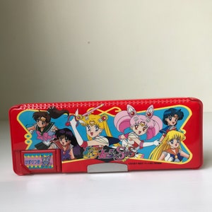 RARE Vintage Sailor Moon Super S Pencil Box Pen Case Limited 90s - Etsy