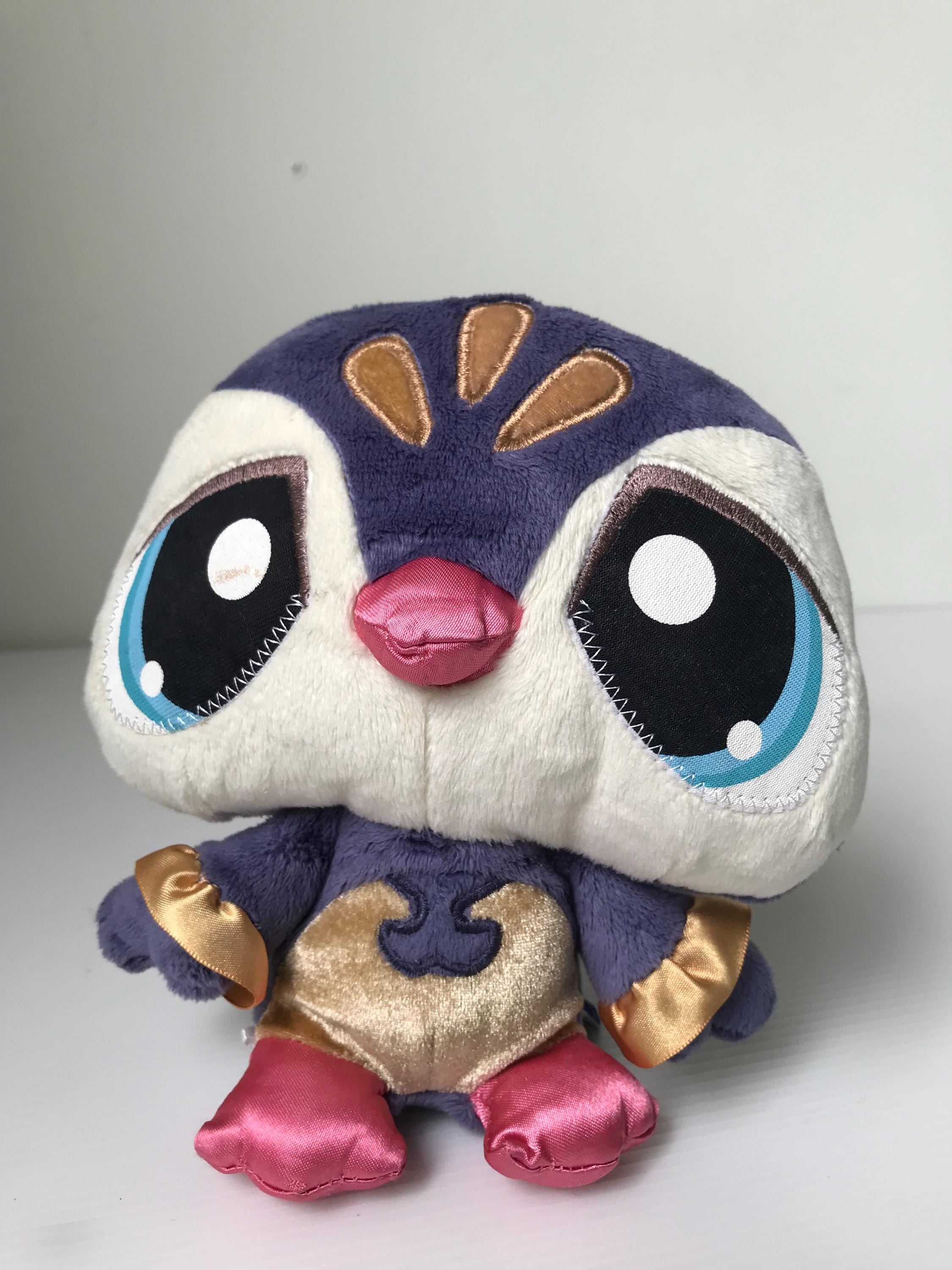 Littlest Pet Shop Sassiest Penguin Plush Stuffed Animal LPS Hasbro 7 ...