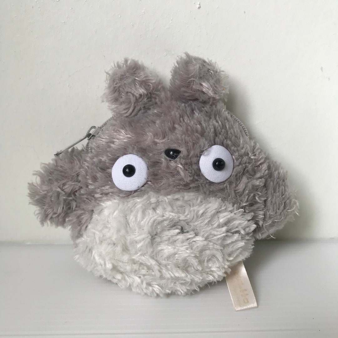 Vintage Fluffy Totoro Plushie Coin Purse Bag Japan - Etsy