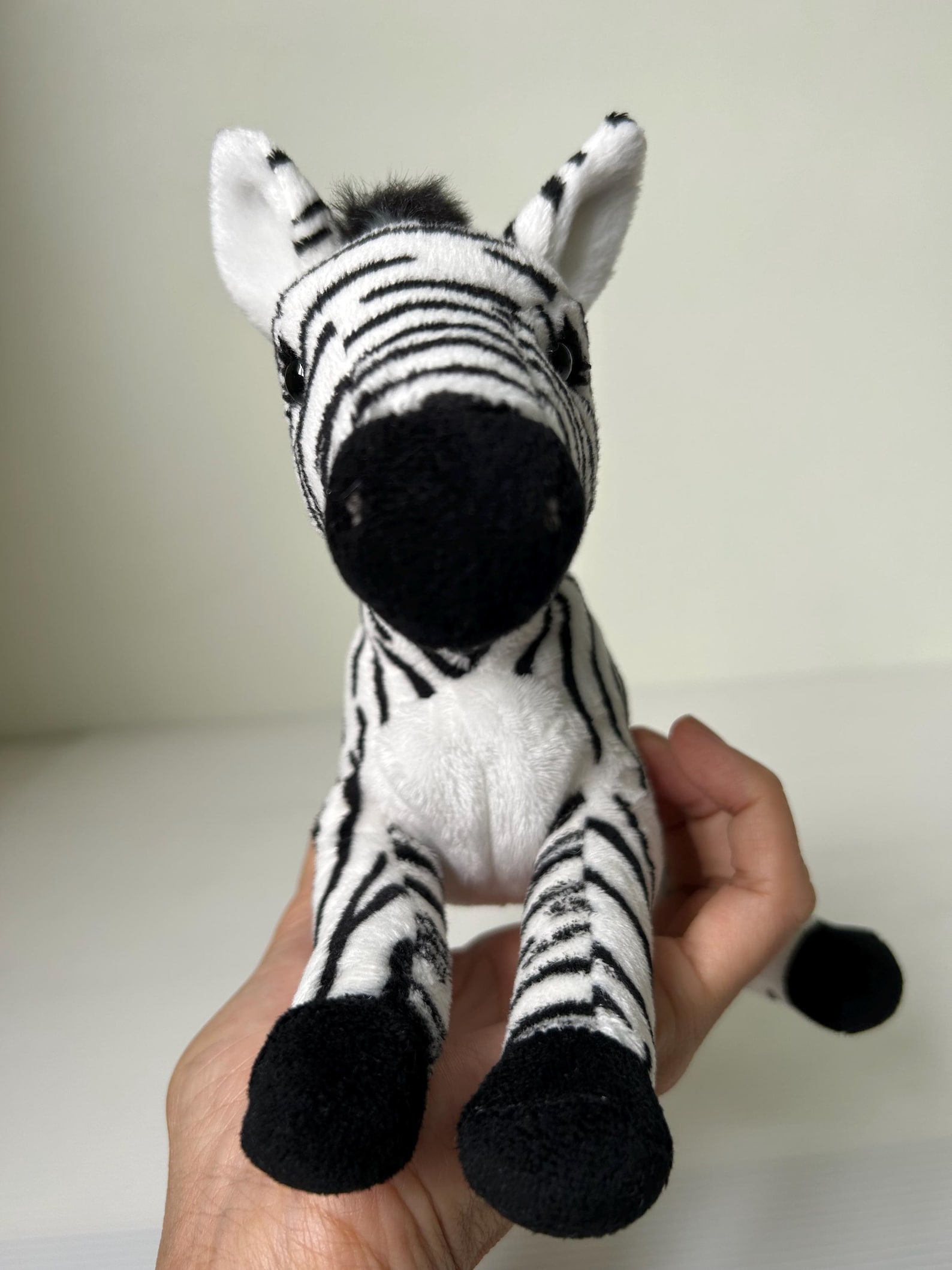 Colorata Earth Family Zebra Soft Plush Toy - Etsy