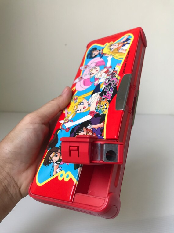 RARE Vintage Sailor Moon Super S Pencil Box Pen Case … - Gem