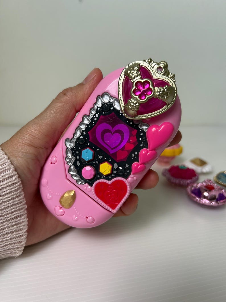 Hugtto! Precure Transformation Touch Phone Preheart DX Bandai Toy Japan ...