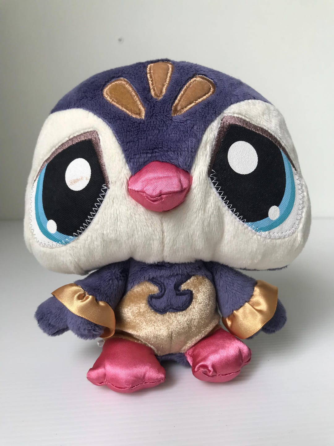 Littlest Pet Shop Sassiest Penguin Plush Stuffed Animal LPS Hasbro 7 ...