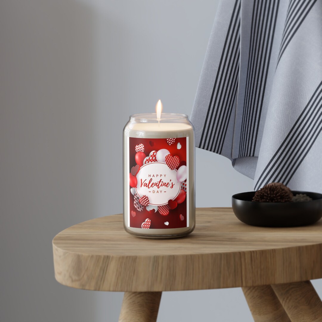 Happy Valentine Day Scented Candle, 13.75oz - Etsy