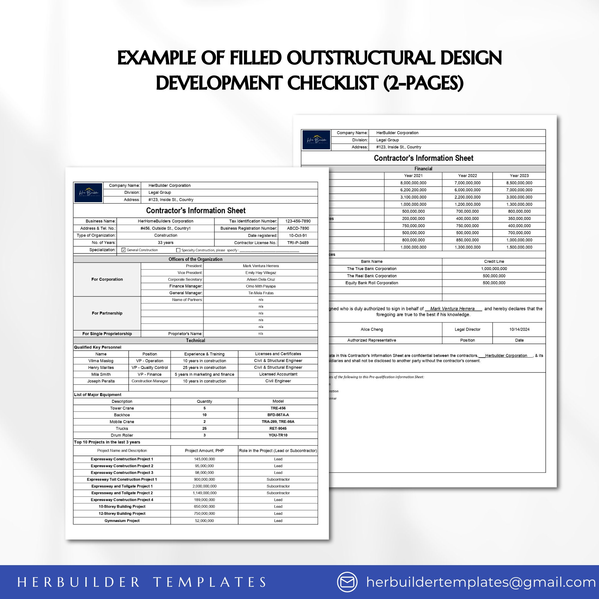 Contractor Information Sheet Form, Contractor Pre-qualification Form ...