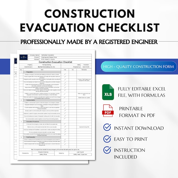 Site Excavation Inspection Checklist, Site Works Checklist, Backfilling ...