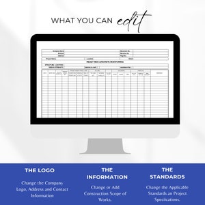 Ready Mix Concrete Monitoring Form, Concrete Pouring Monitoring Log ...