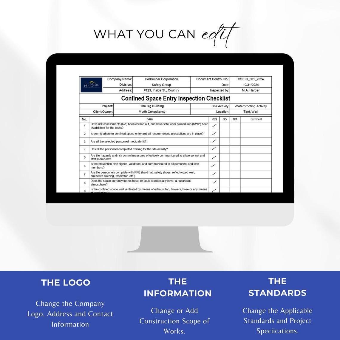Stop Work Order Form, Construction Stop Work Order Form, Safety Form ...