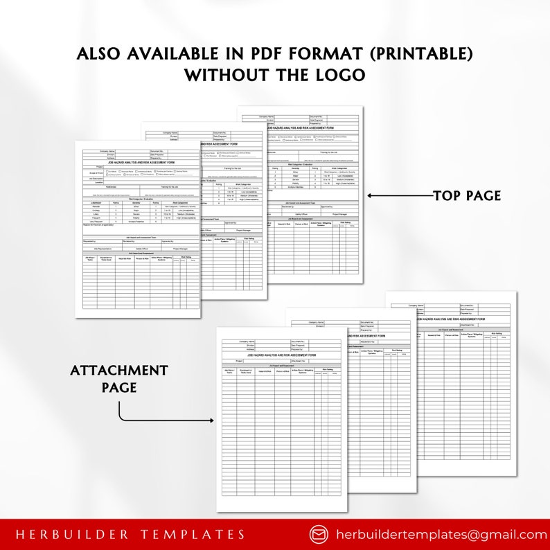 Job Hazard Analysis and Risk Assessment, Construction Site Safety ...