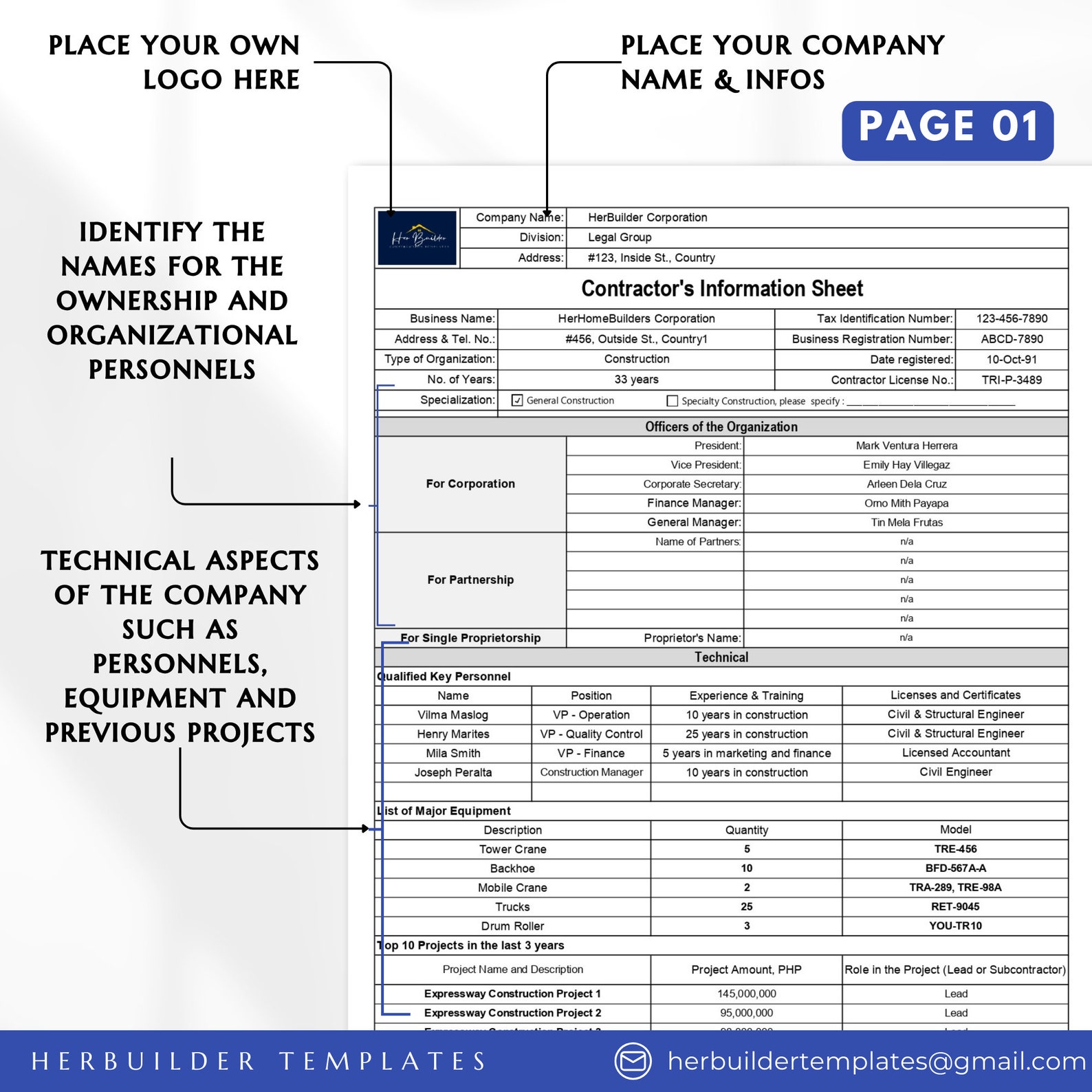 Contractor Information Sheet Form, Contractor Pre-qualification Form ...