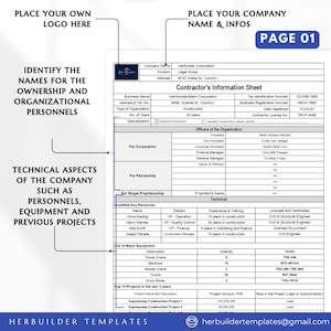 Contractor Information Sheet Form, Contractor Pre-qualification Form ...
