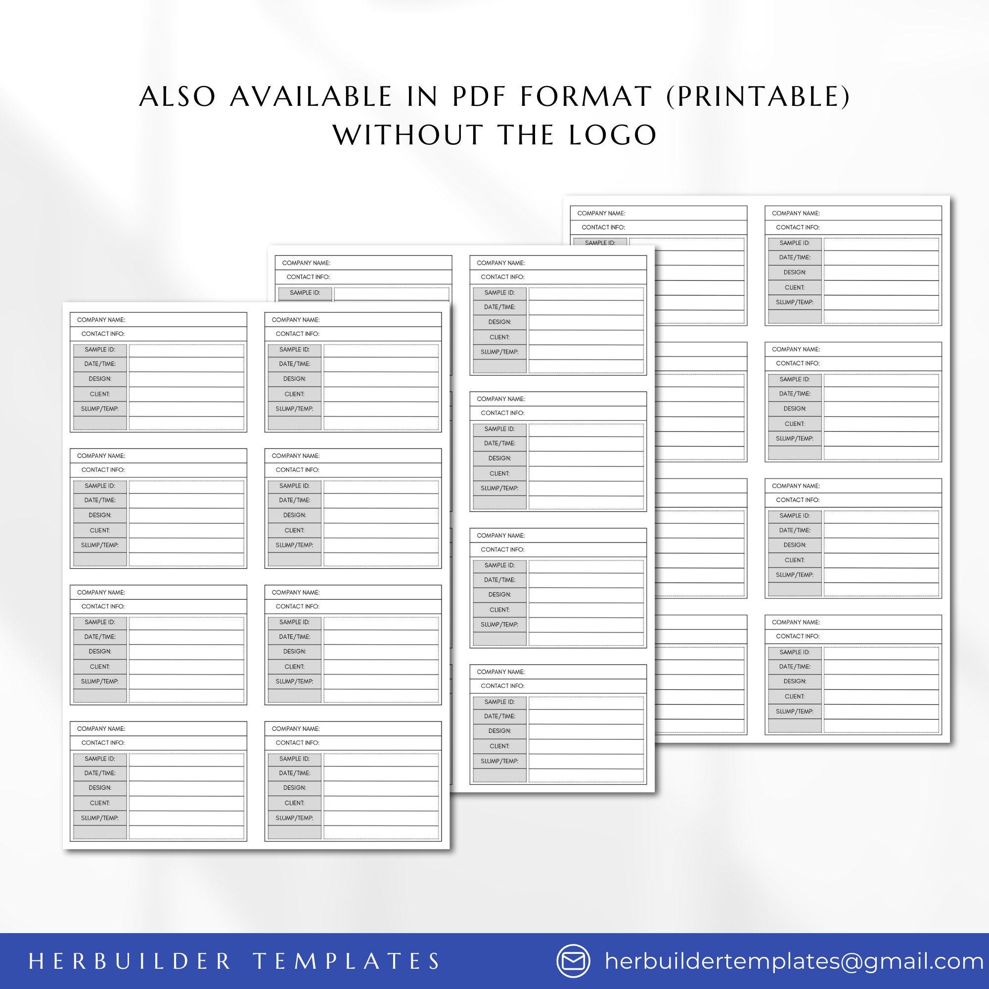 Concrete Sample Tag and Label, Concrete Sampling, Concrete Cylinder ...