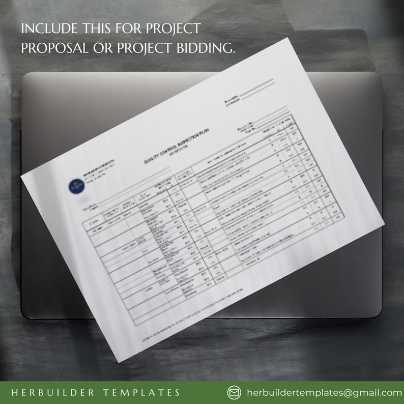 Quality Control Inspection Plan Template for Architectural Works ...