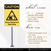 Heavy Equipment Operating Signage, Site Safety Signage, Heavy Equipment ...
