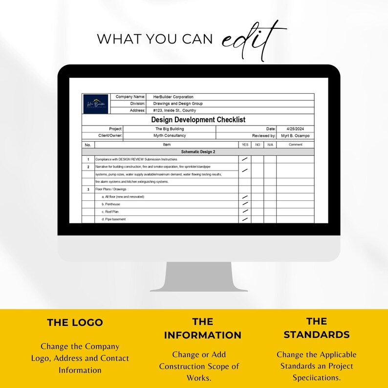 Design Development Review Checklist, Drawing Checklist, Design Progress ...