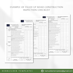 Road Construction Inspection Checklist, Pavement Inspection, Land ...