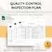 Quality Control Inspection Plan Template for Electrical Works ...