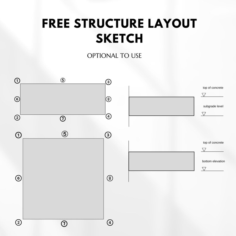 Survey Report Form for Slab, Survey Report for Slab on Grade and ...