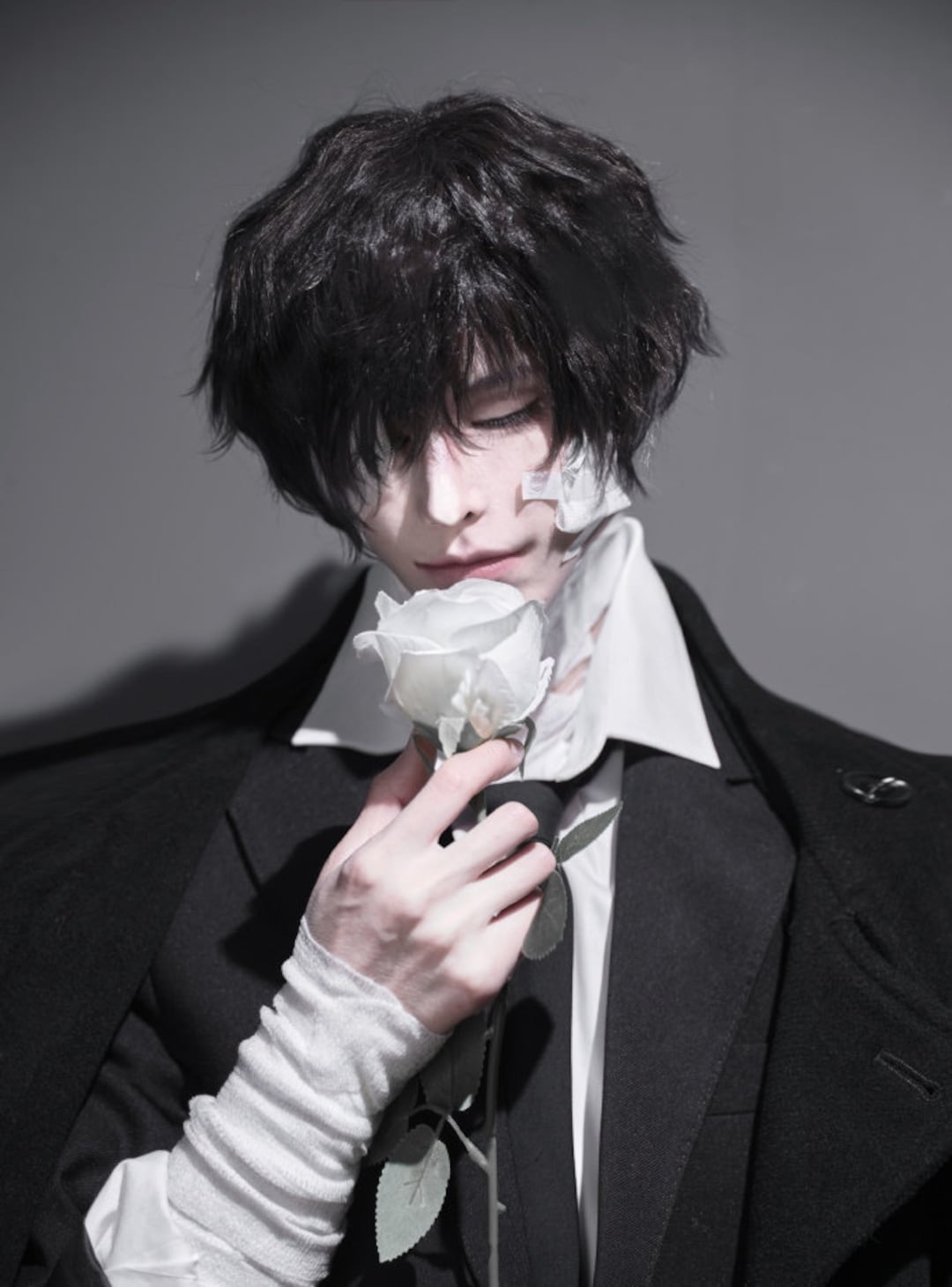 Dazai Osamu Black Suit, Anime Manga Bungo Stray Dogs Character Cosplay ...