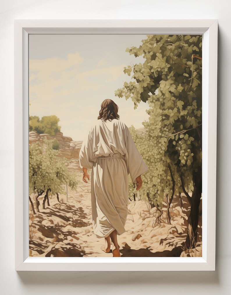 Vineyard Jesus Christ Art Christian Art Print, LDS, Gospel Home Decor ...