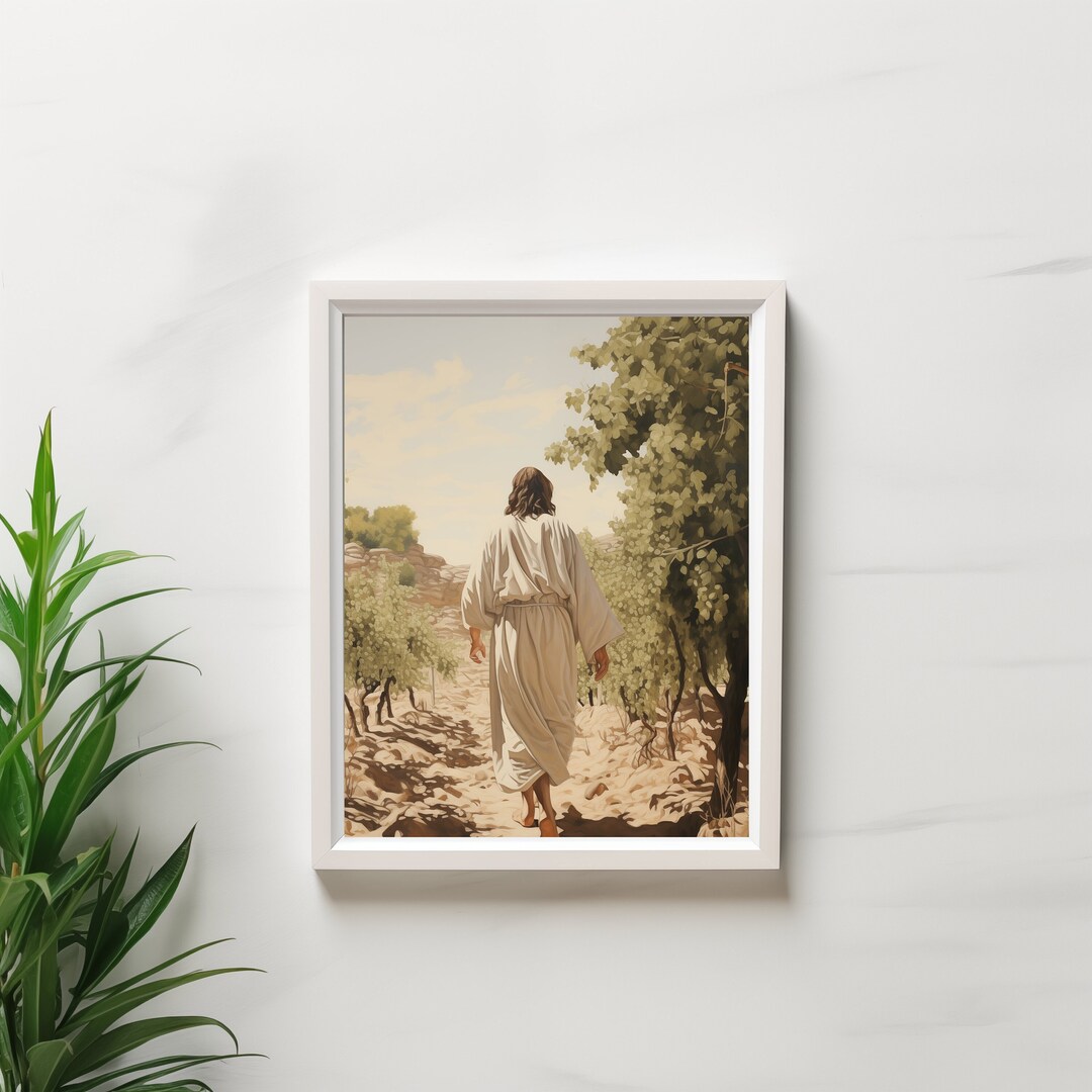 Vineyard Jesus Christ Art Christian Art Print, LDS, Gospel Home Decor ...